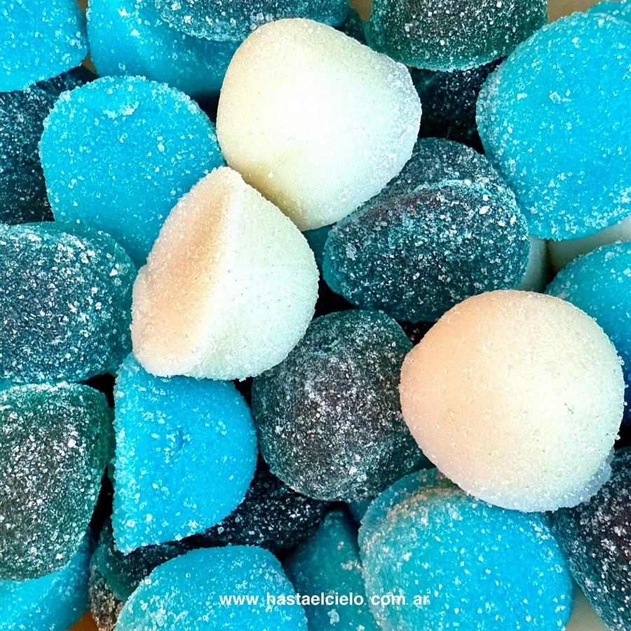 GOMITAS REGALIZ CINTA ACIDA DE FRUTA MULTICOLOR X 100GR