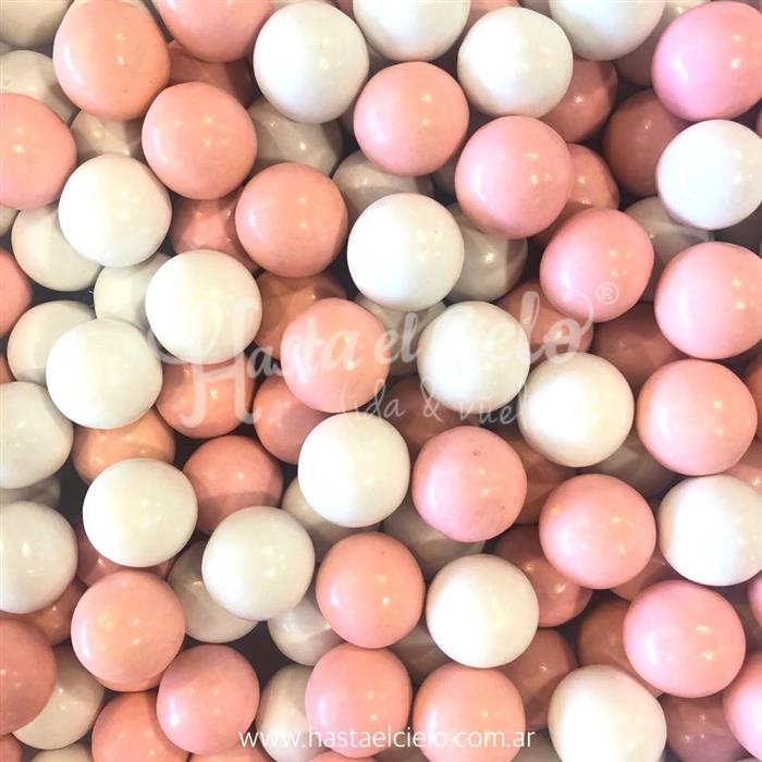CHICLE BOLON MIX ROSA Y BLANCO 2,5CM APROX X 400GR